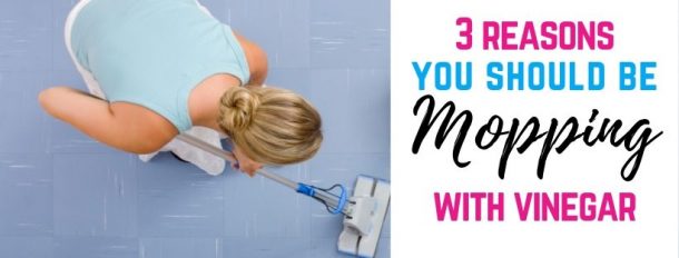 3 Reasons You Should Be Mopping with Vinegar - Mudpies and Tiaras